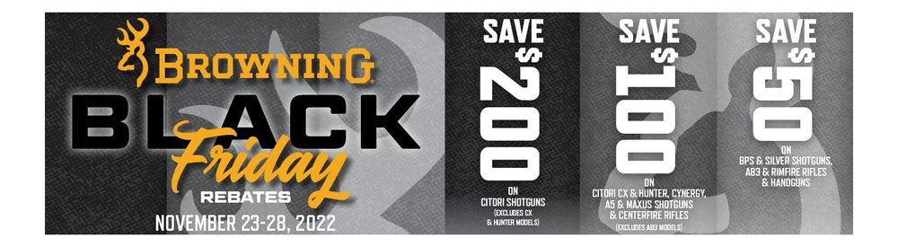 Rebate: Browning Black Friday