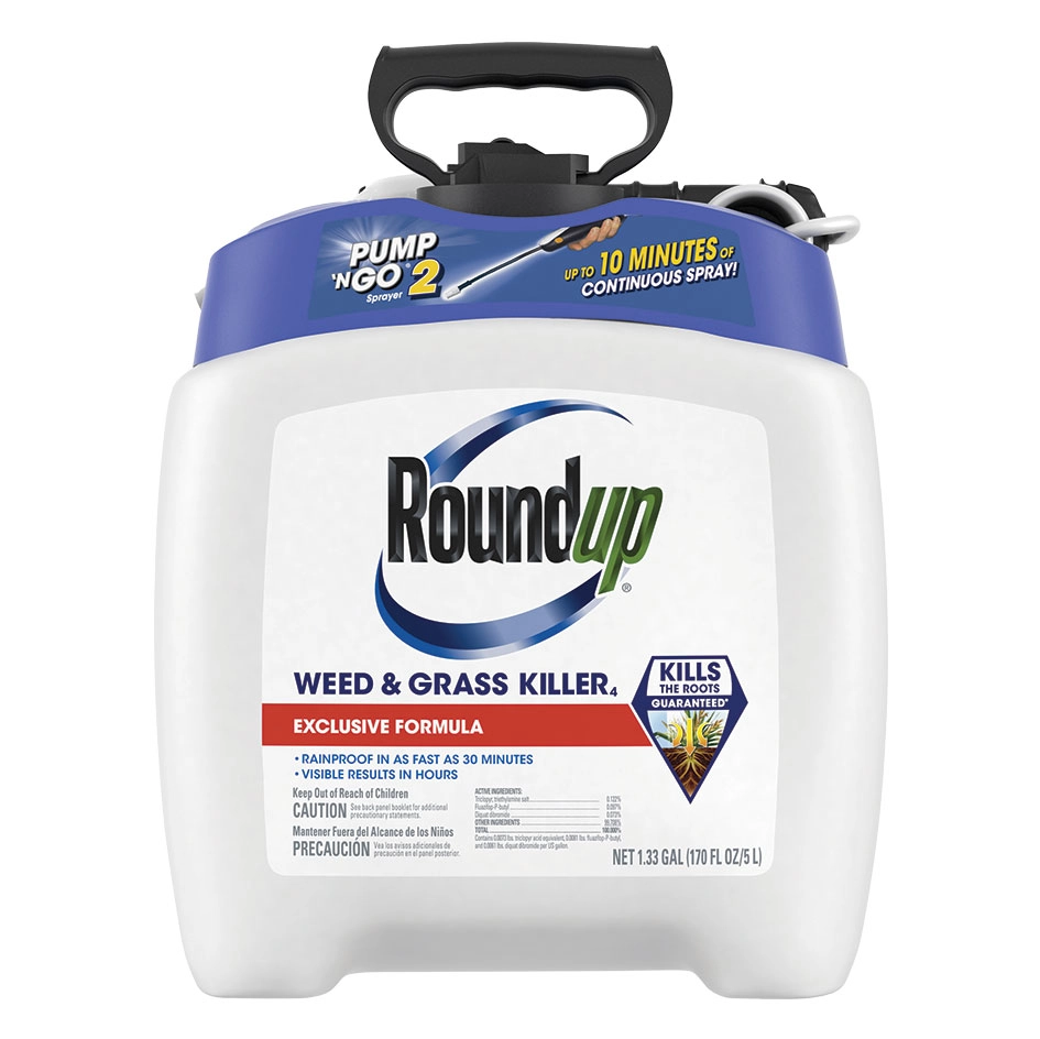 Roundup® Weed & Grass Killer with Trigger Sprayer, 1 gal - Runnings
