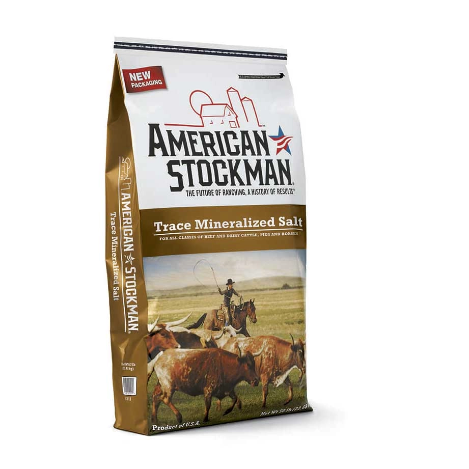 American Stockman® Trace Mineralized Bagged Salt, 50 lbs. - 0000003124 ...