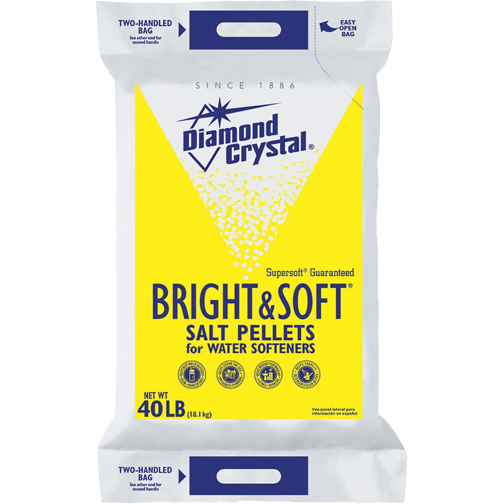 Diamond Crystal® Bright & Soft® Salt Pellets, 40 lbs. - Runnings