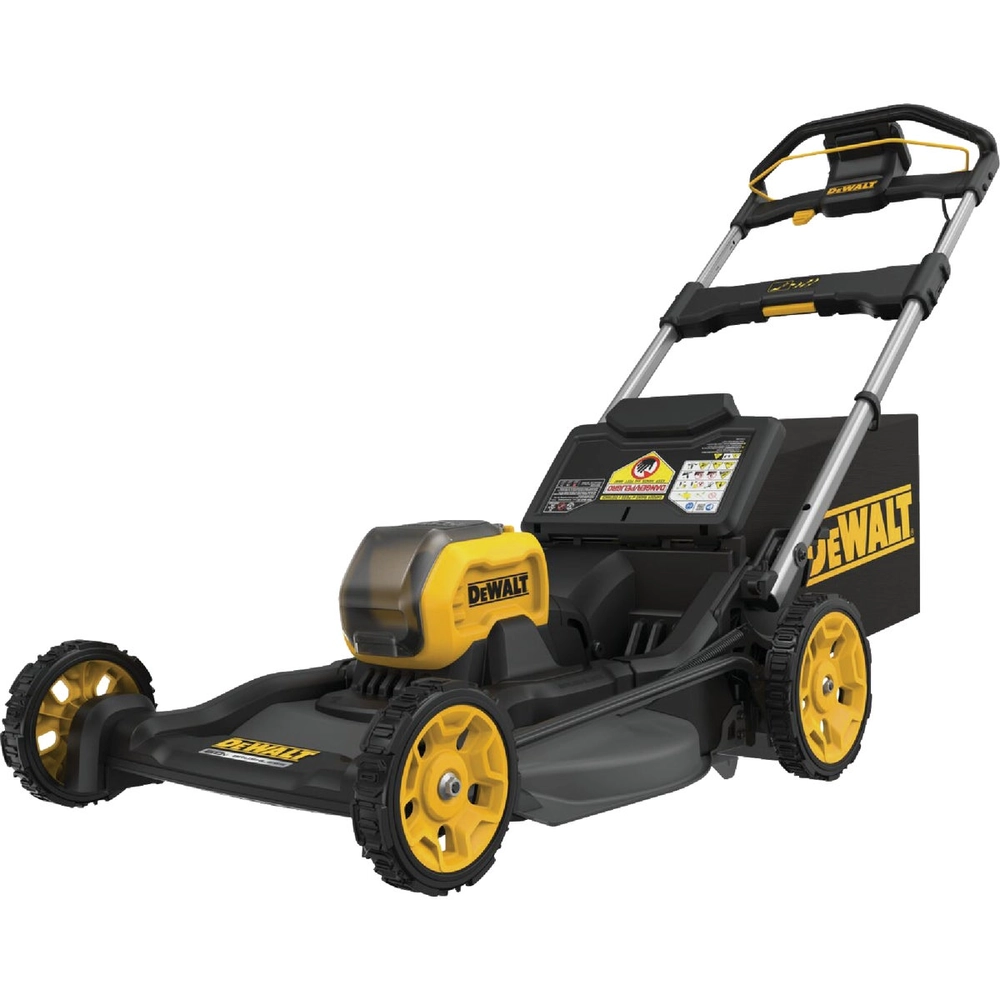 DEWALT 60V MAX 21 In. Brushless Push Cordless Lawn Mower Kit with (2) 3 ...