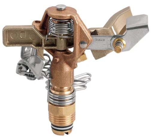 ORBIT® Telescoping High Rise Brass 3-Arm Sprinkler with Step Spike ...