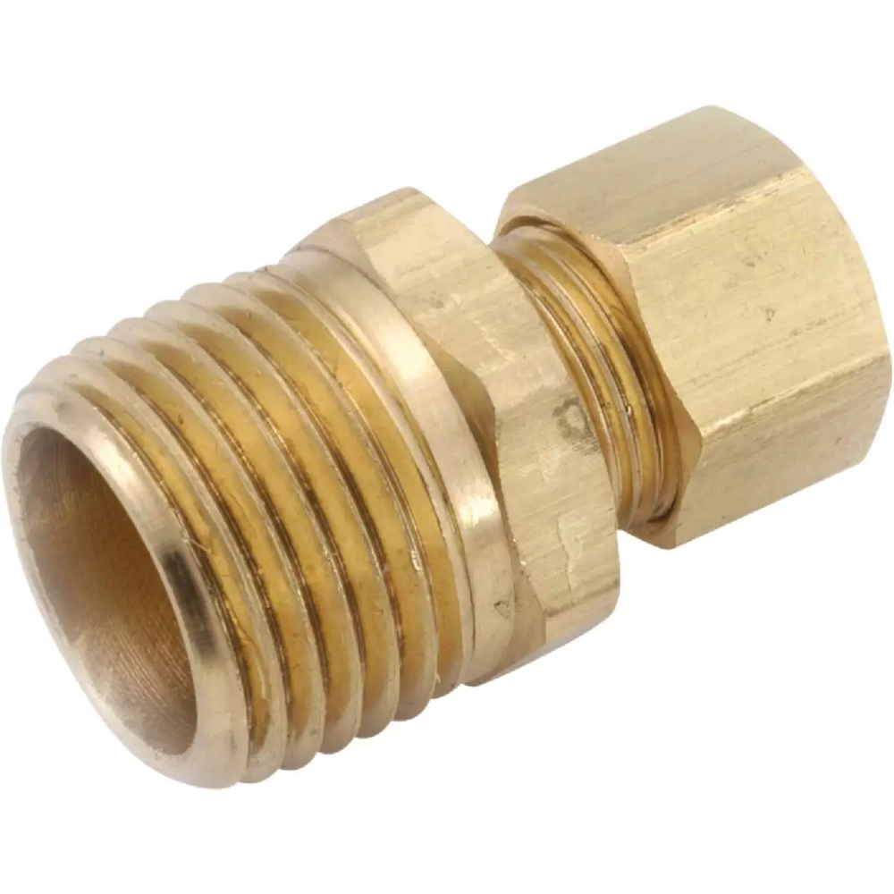 Anderson Metals 3/16 In. x 1/4 In. Brass Male Union Compression Adapter ...