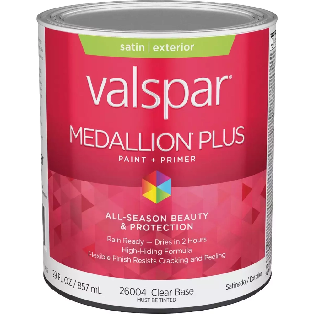 Valspar® Medallion Plus Premium Paint & Primer Satin Exterior Paint ...