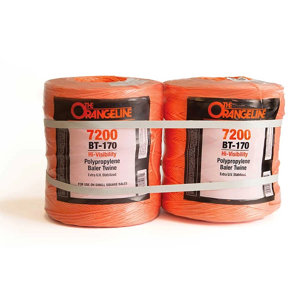 Orangeline Plastic Baler Twine - 7,200', 170 lbs. - Runnings