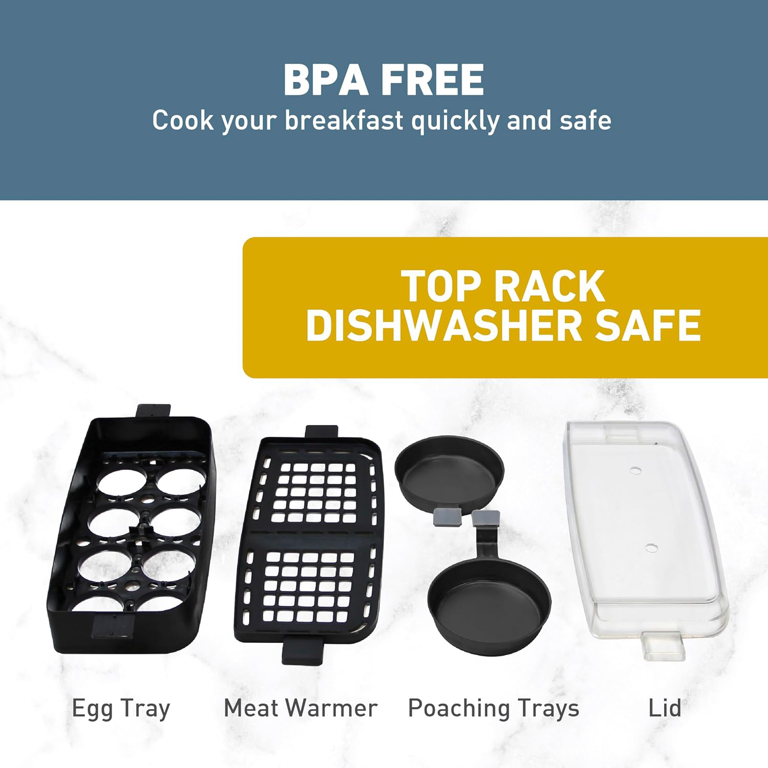 West Bend 2-Slice Toaster with Egg Cooker & Meat Warmer - 0000002840 - Runnings