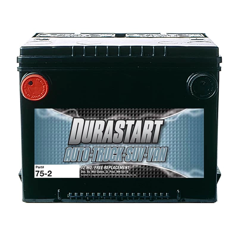 Durastart® Auto/Truck/SUV/Van Battery - 12V, 124R-1 - Runnings
