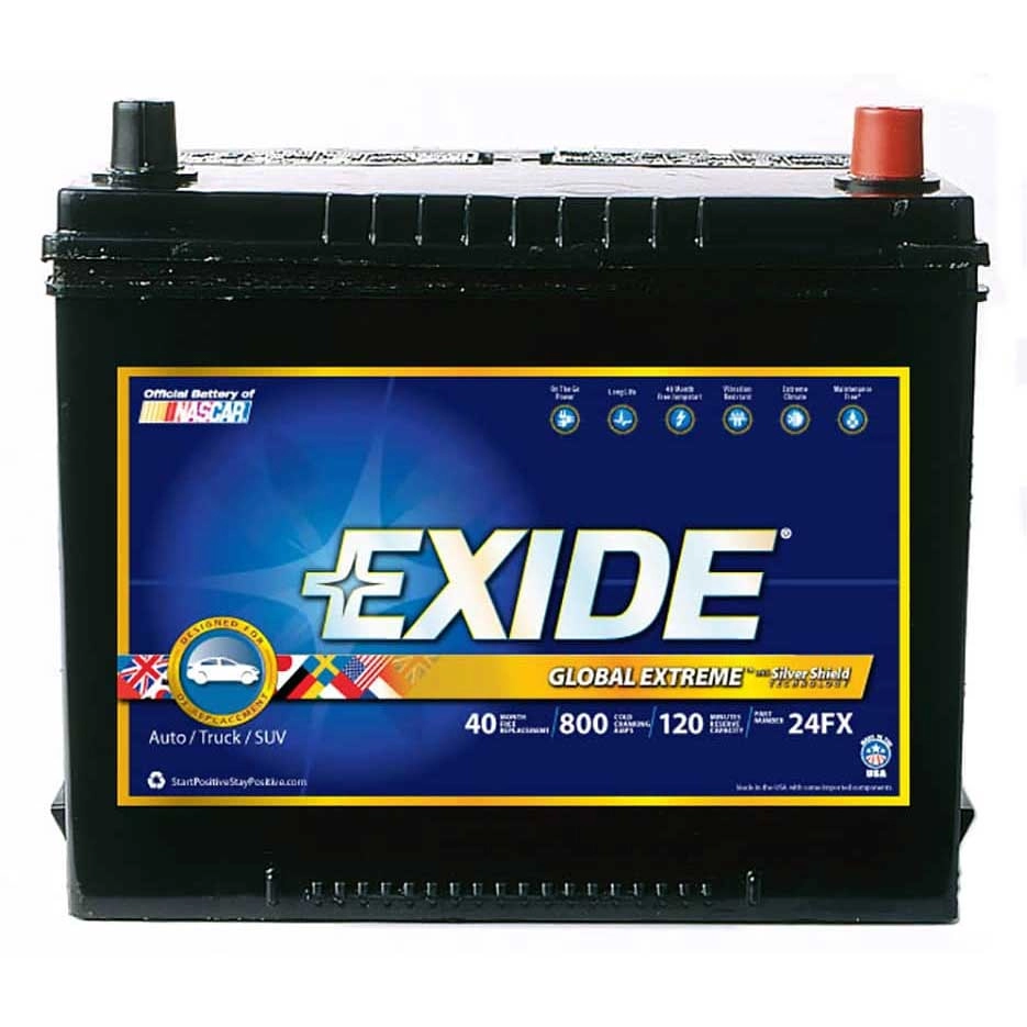 Exide® Nascar Extreme® Auto/Truck/SUV/Van Battery - 12V, 86X - Runnings