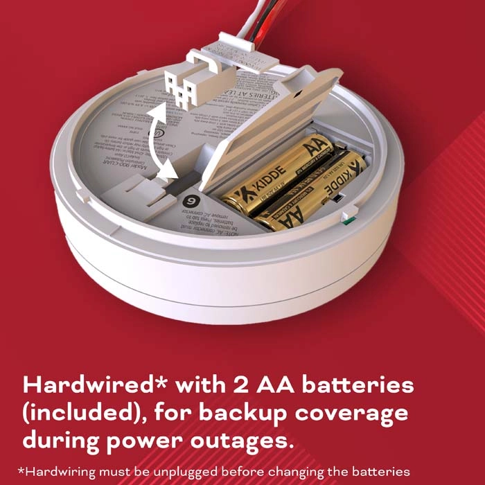 Kidde Hardwired 120V Photoelectric/Electrochemical Carbon Monoxide and ...