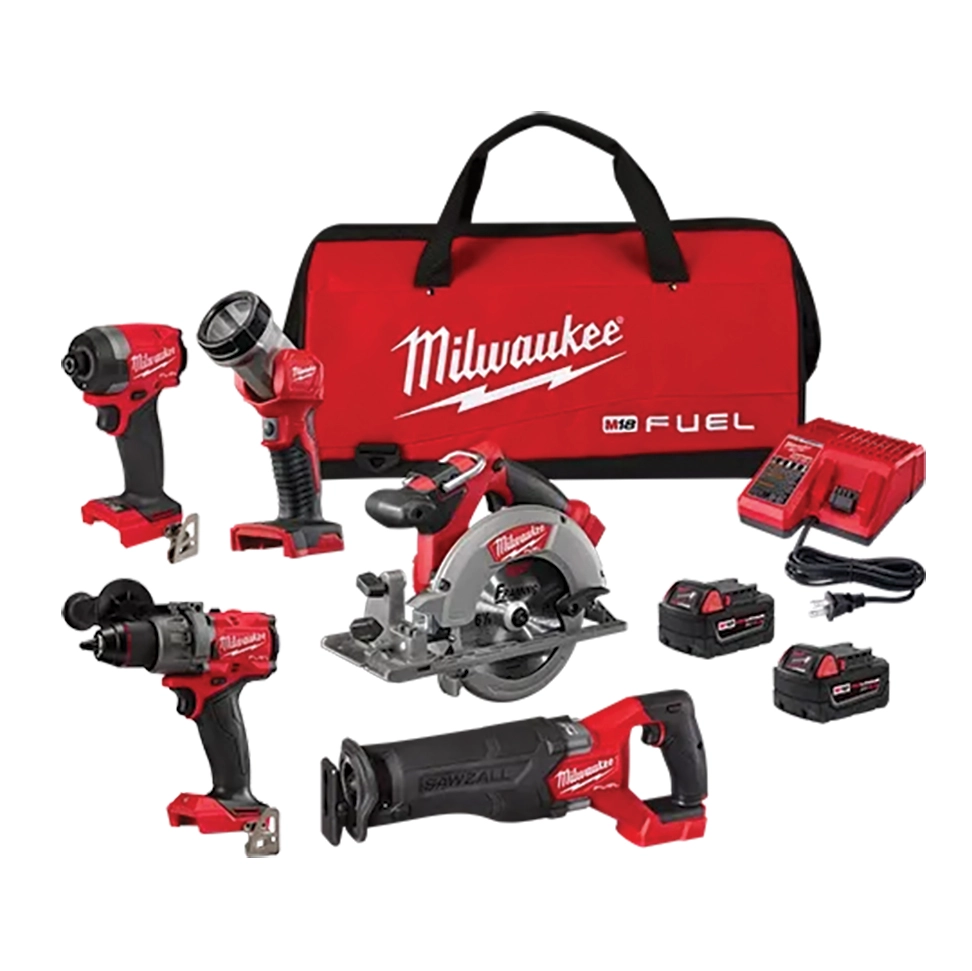 Milwaukee M18 Fuel 5 Tool Combo Kit - 0000000547 - Runnings