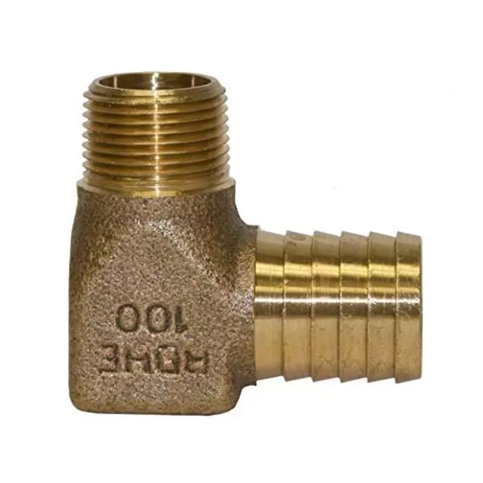 Merrill No-Lead Bronze Hydrant Elbow, 3/4" x 1" - Runnings