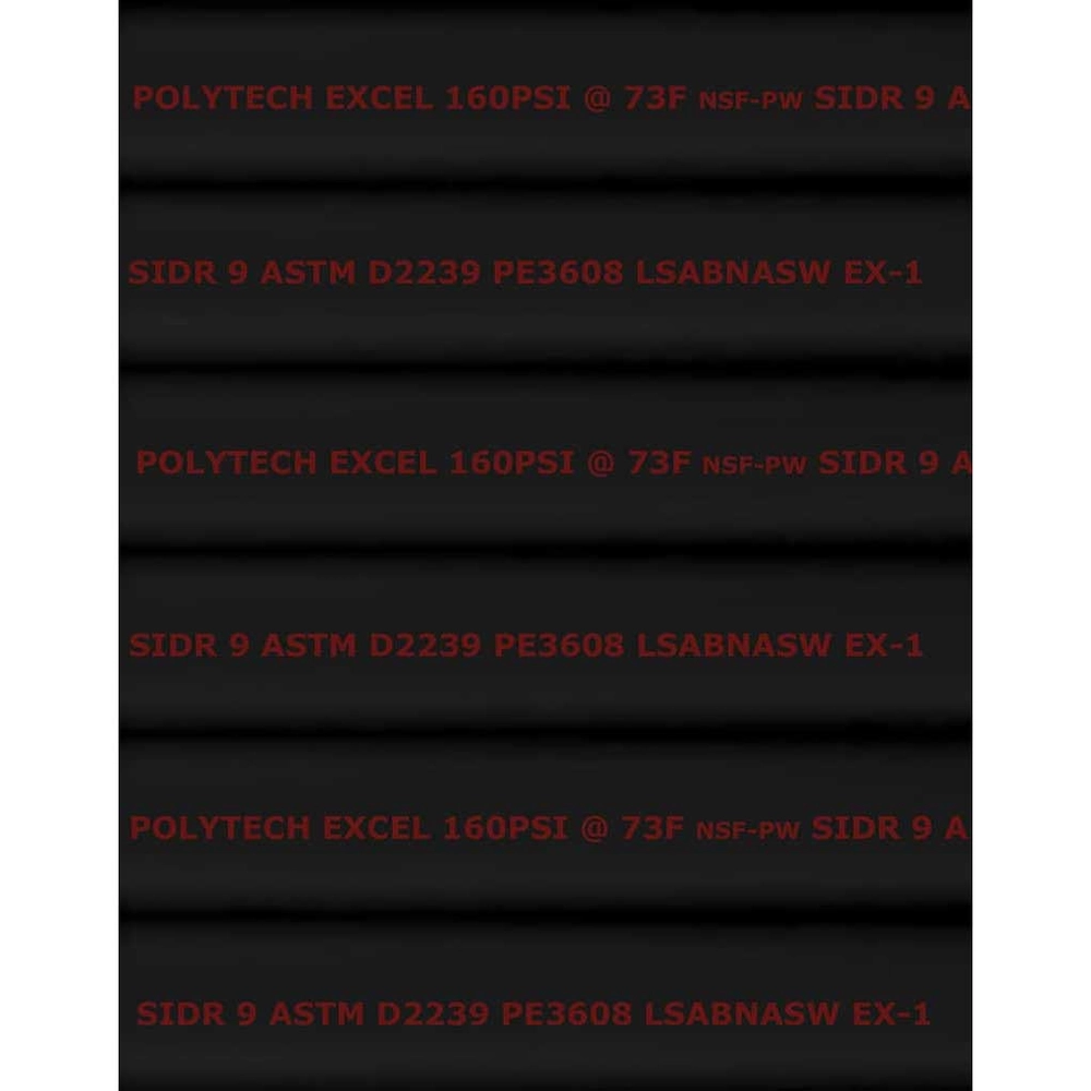 Polyethylene Technology, Inc. 1/2" x 100' Excel 160 PSI Pipe ...