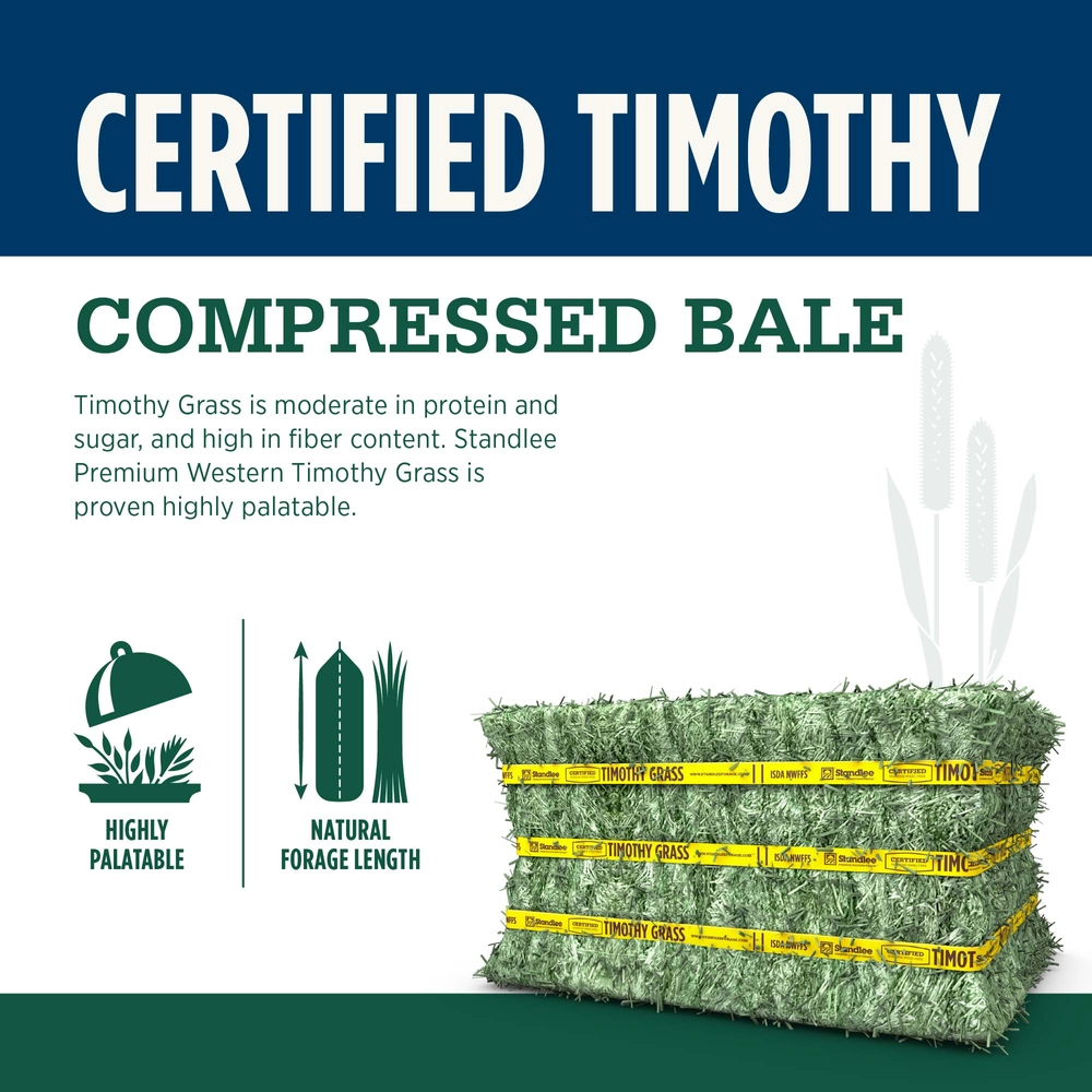 Standlee® Premium Western Forage Certified Sun-Cured Timothy Grass ...