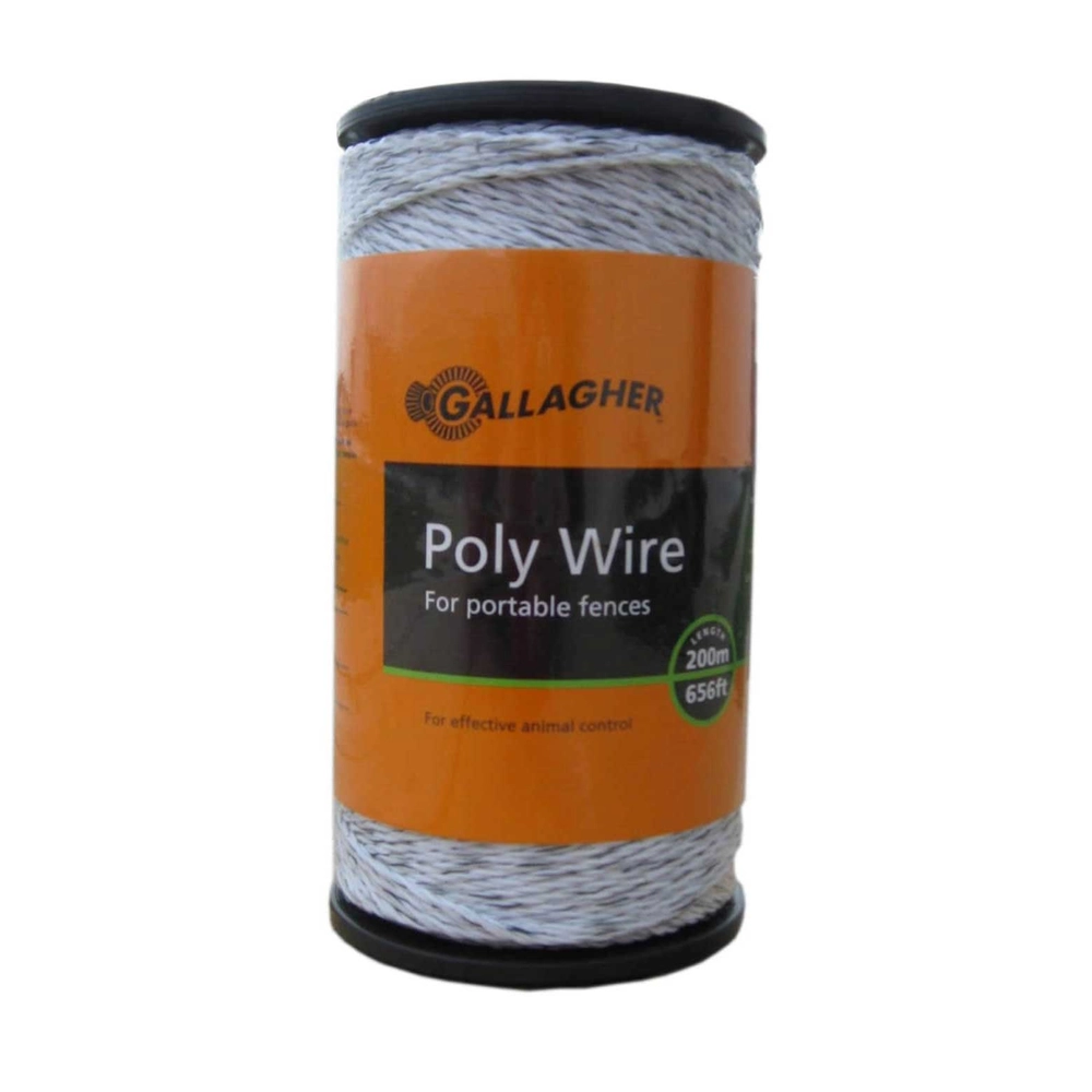 Gallagher™ Turbo Wire, 2624' - White - Runnings