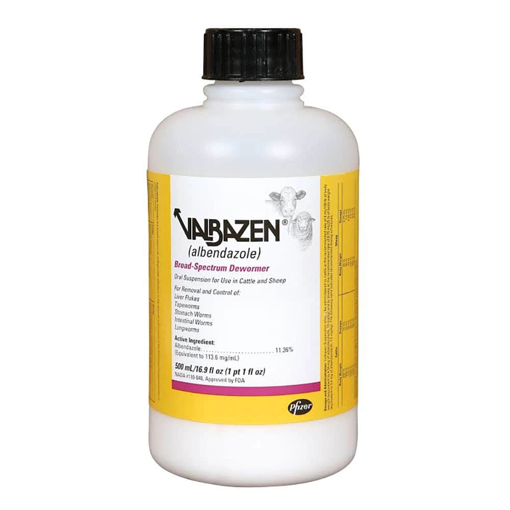 Zoetis Valbazen® Suspension Broad-Spectrum Dewormer, 1 L - Runnings