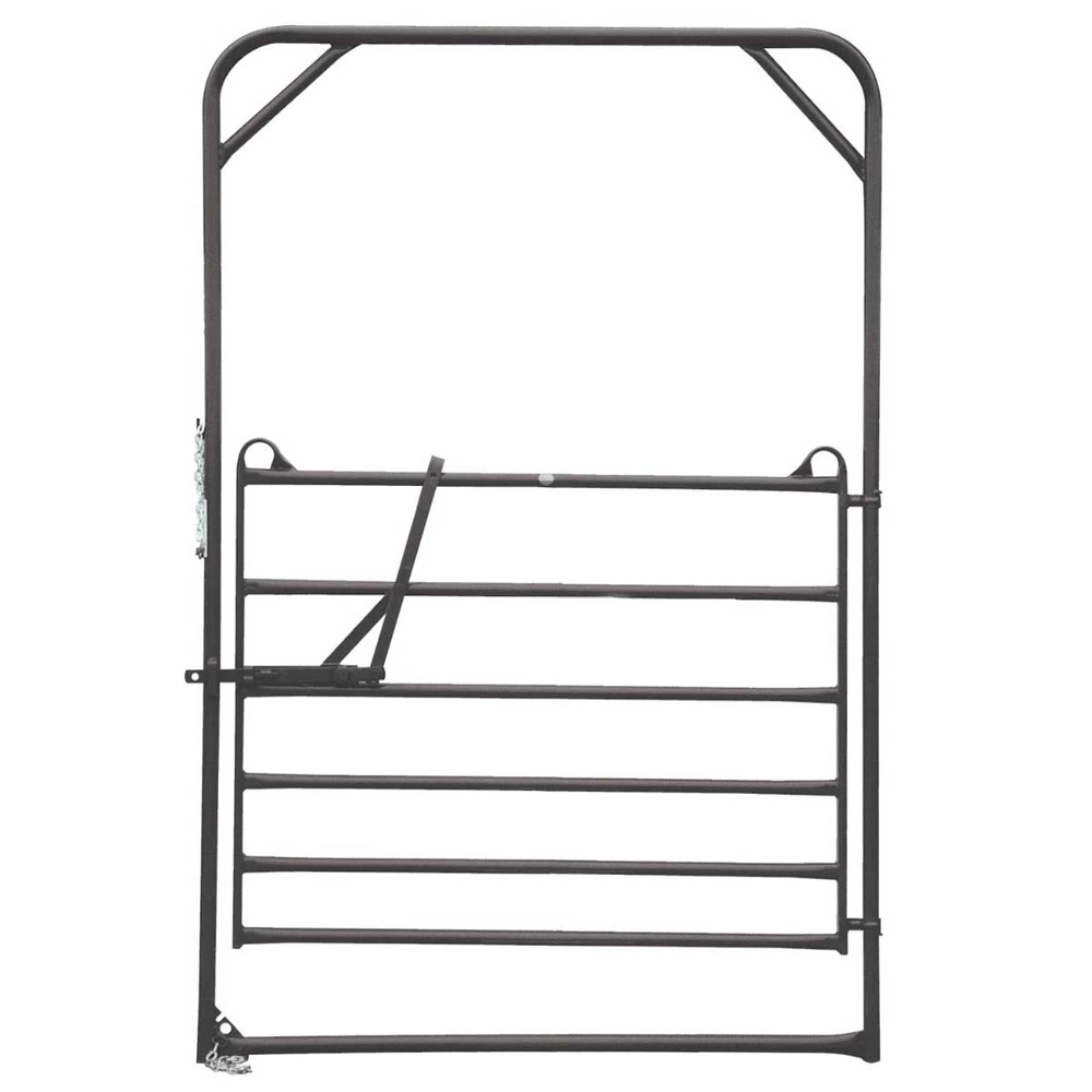 Priefert® Premier Bow Gate 6'x9' Grey - 0000006662 - Runnings
