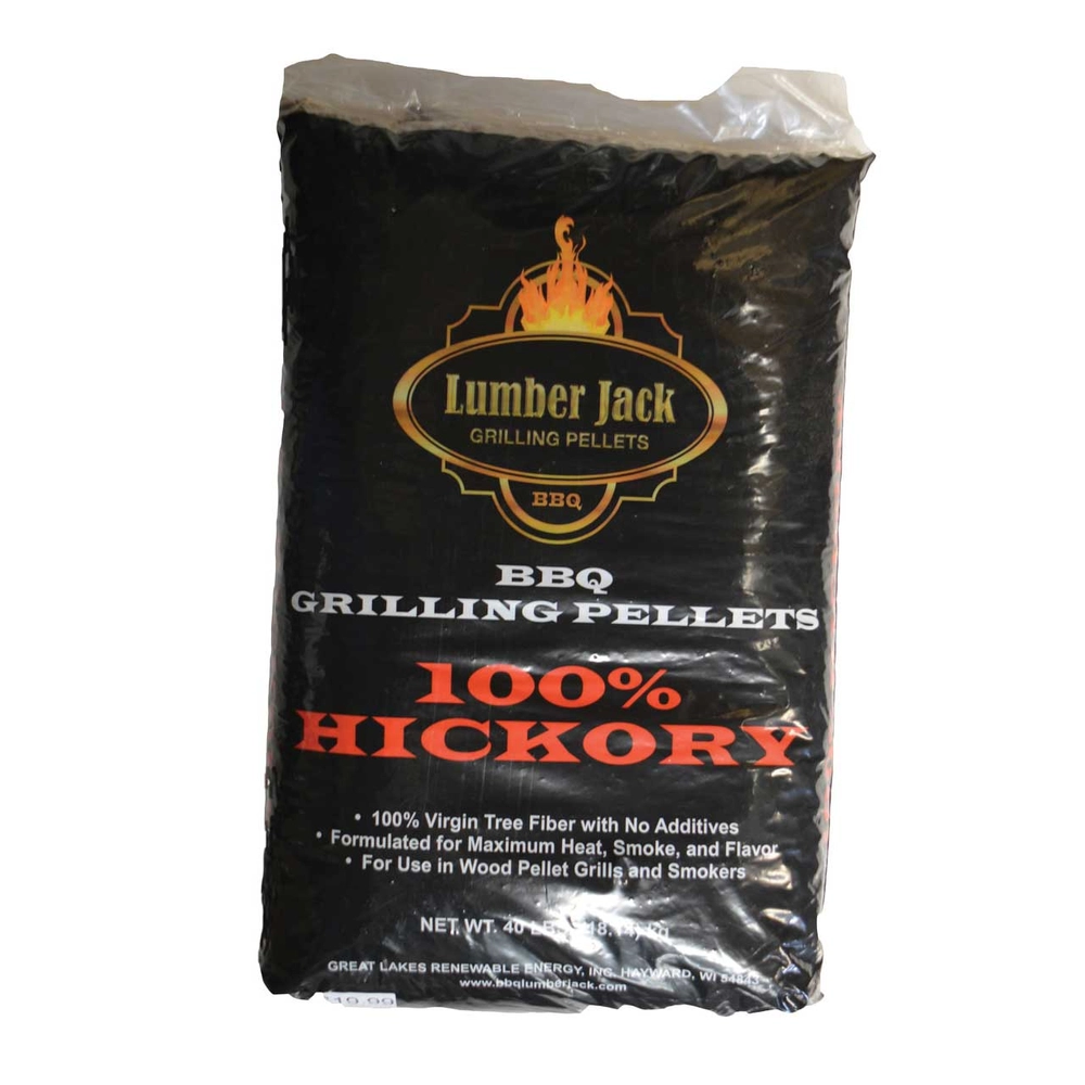 LumberJack Brand 100% Hickory BBQ Grilling Pellets, 20 lbs ...