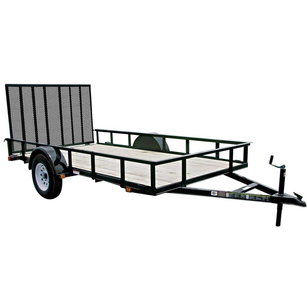 Carry-On Trailer® 5' x 8' Mesh Floor Single Axle Utility Trailer, 2,000 ...