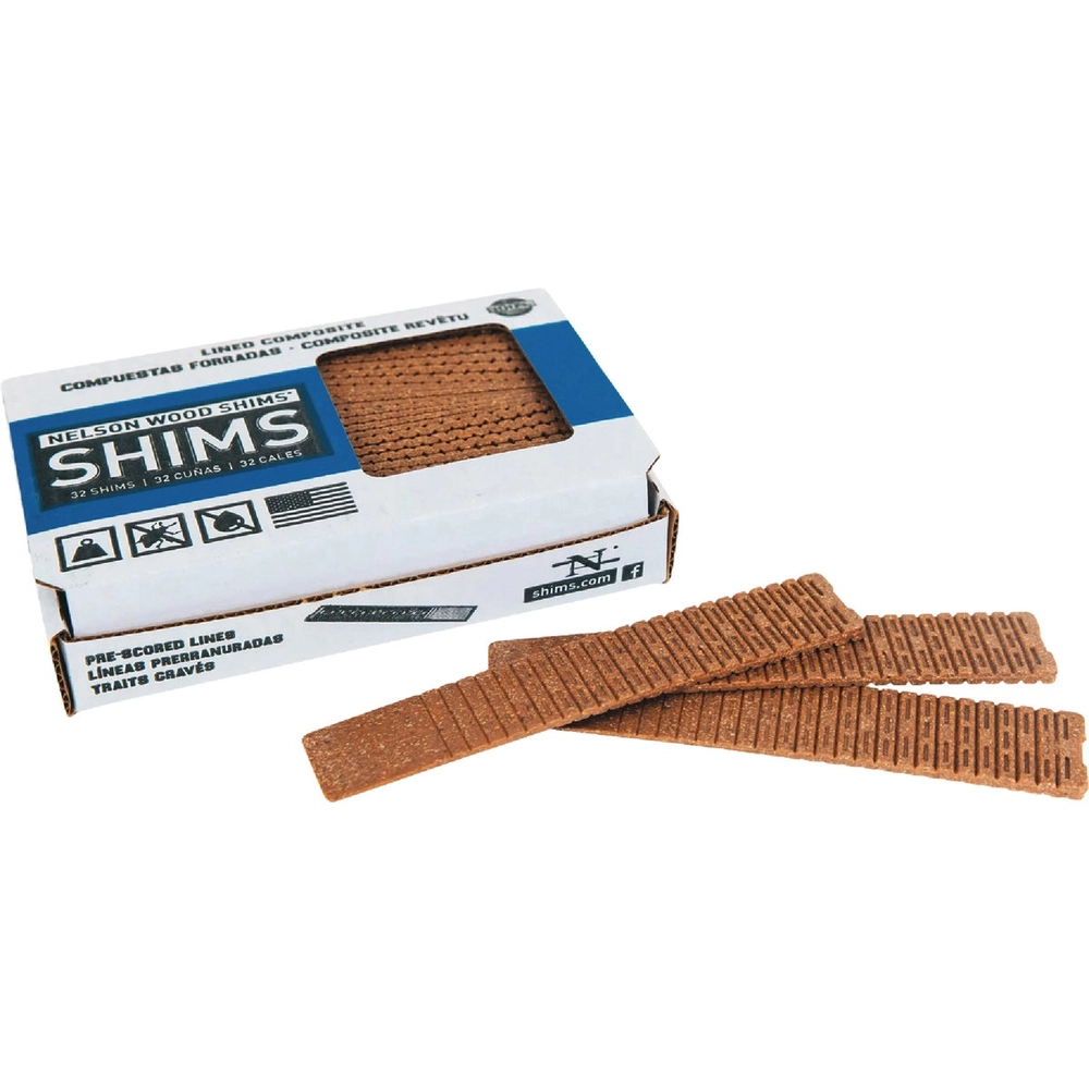 Nelson Wood Shims 8 In. L Wood Fiber Composite Shims (32-Count ...
