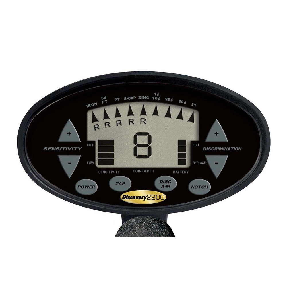 Bounty Hunter® Discovery 2200 Metal Detector w/ Pin Pointer - Runnings