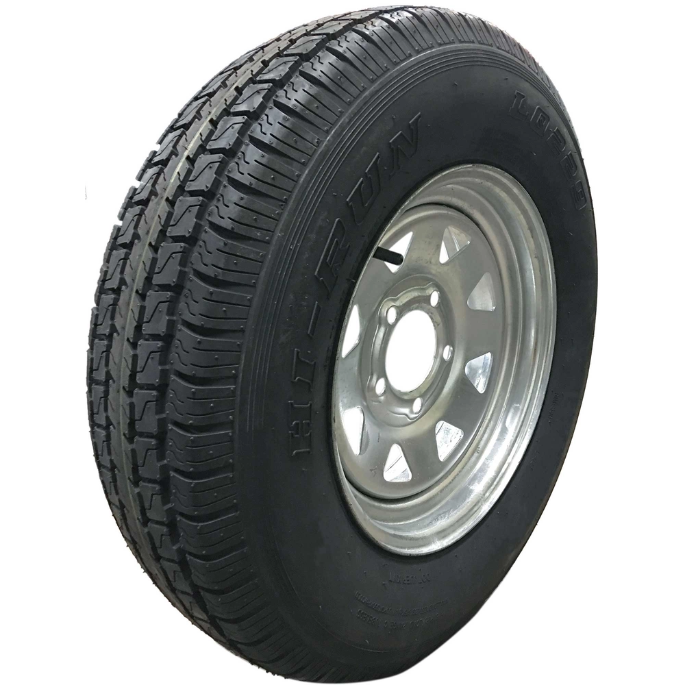 HI-Run Bias Trailer Tire & Assembly ST215/75D14, 6ply, H180 on 14X5.5 5 ...