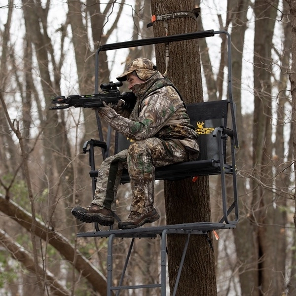 River's Edge® Twoplex 2-Man Tree Stand - 0000008449 - Runnings