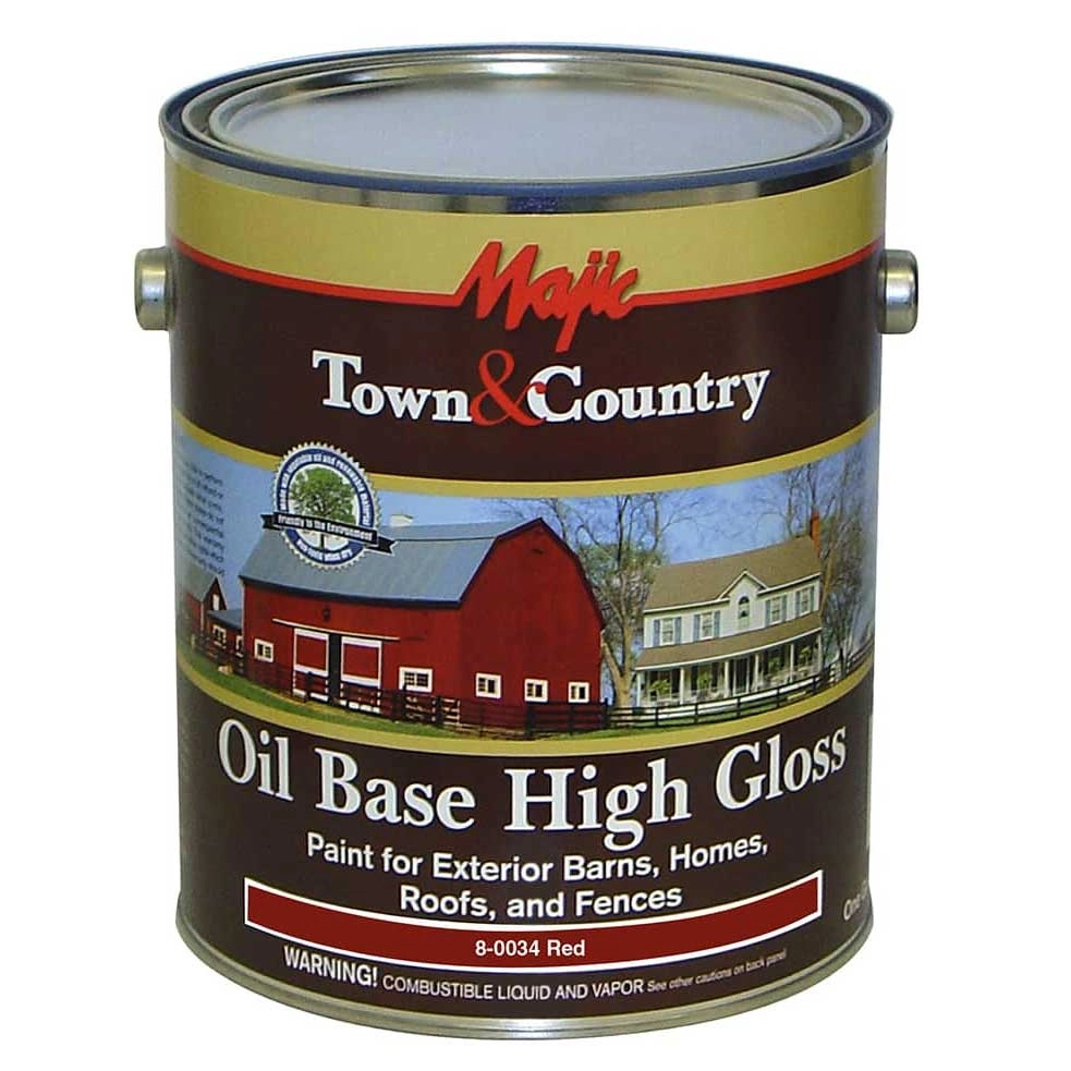 Exterior Oil Paint Red