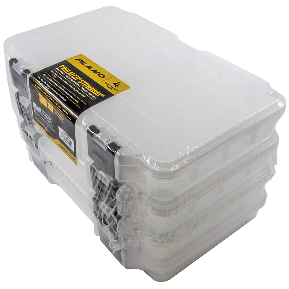 Plano Prolatch Stowaway Tackle Box, black tackle box