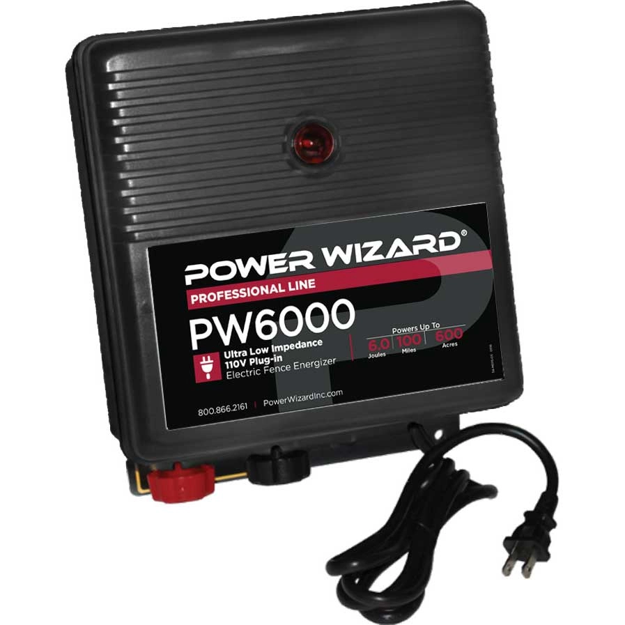 Power Wizard® PW200 .20 Joule 110V Low Impedance Electric Fence ...
