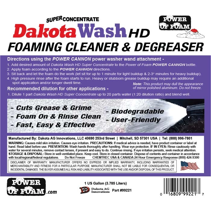 Power of Foam Water Cannon Foam Cleaner & Degreaser Kit - 0000002542 ...