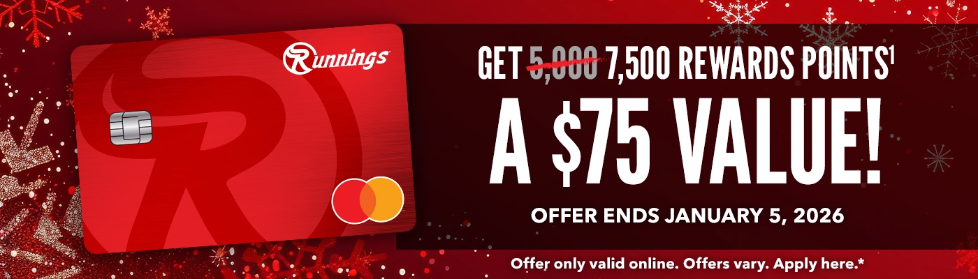 Runnings Credit Card - Runnings